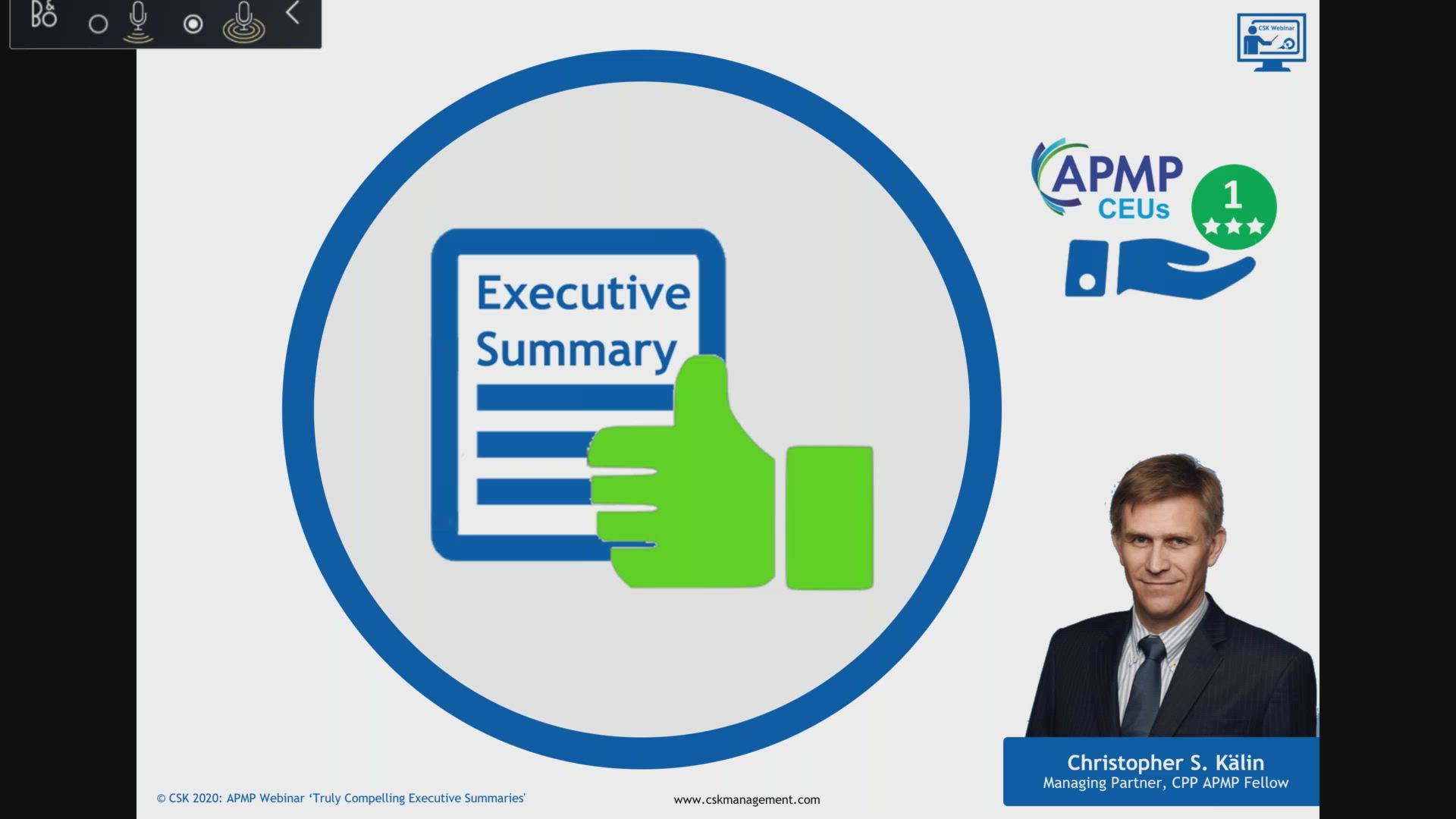 Truly Compelling Executive Summaries | APMP TV | Video & Webinar Library